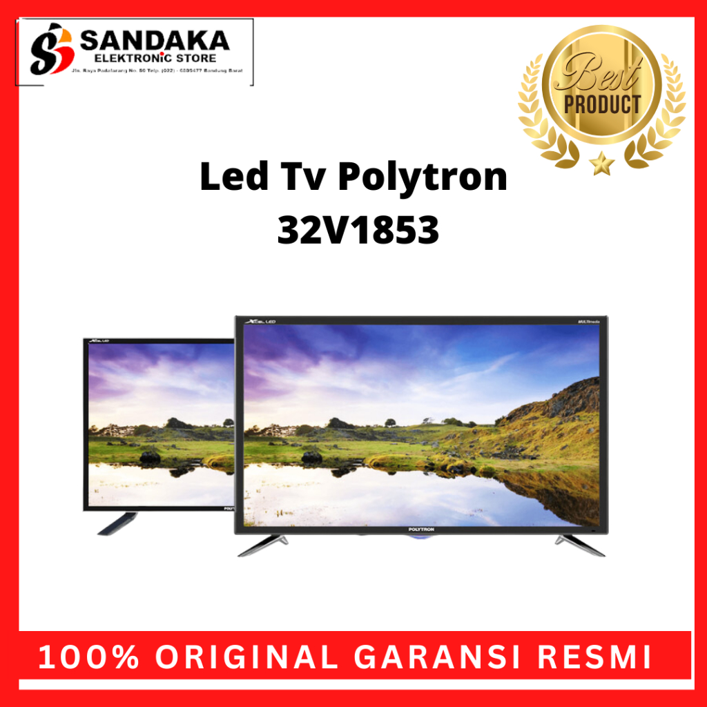 Jual Polytron Led Tv 32V1853 Digital Usb Movie 32 Inch | Shopee Indonesia