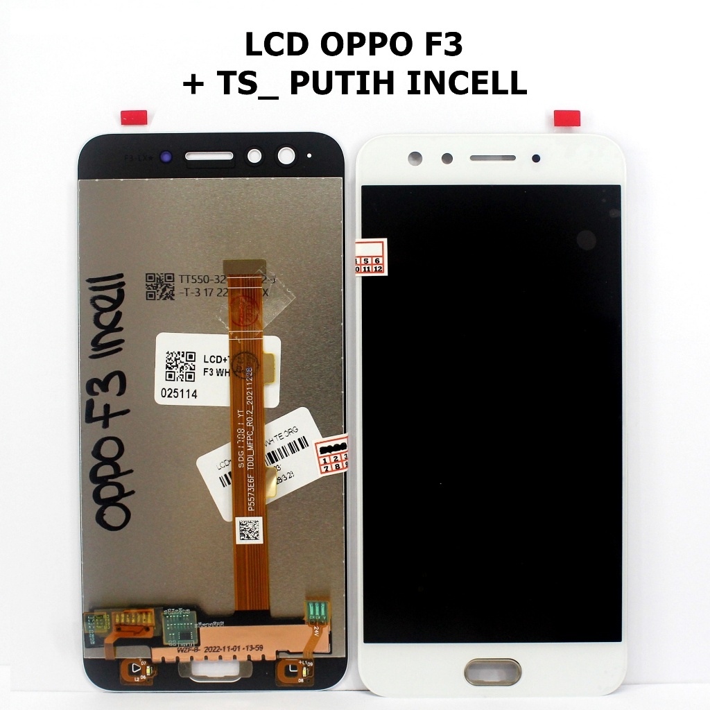 Jual LCD LAYAR GAMBAR OP F3 + TS_ PUTIH Bukan F3+ Plus CPH1609 CPH-1609 ...