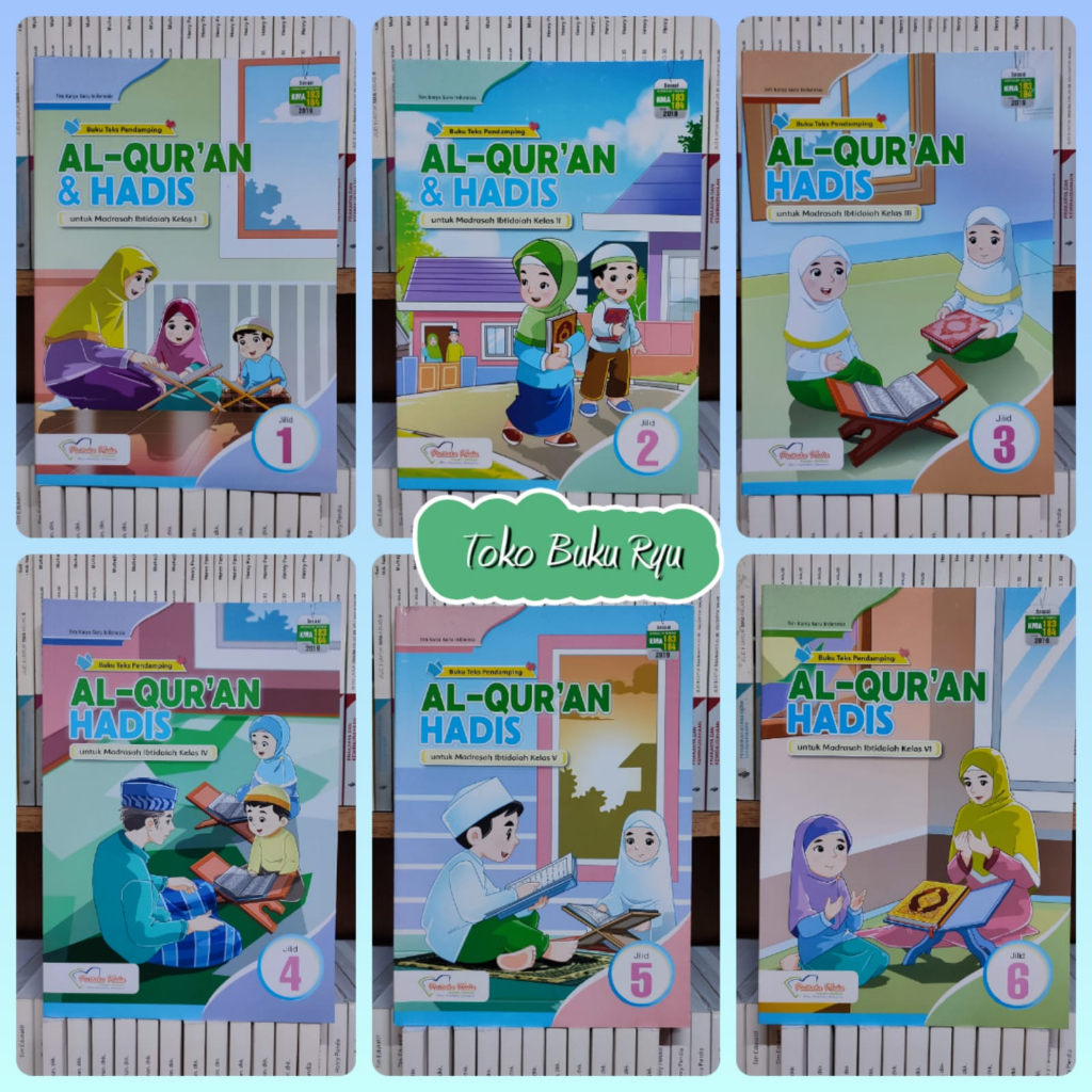 Jual Buku Al-quran dan hadis Kelas 1 2 3 4 5 6 MI KMA 183/184 Pustaka Mulia | Shopee Indonesia
