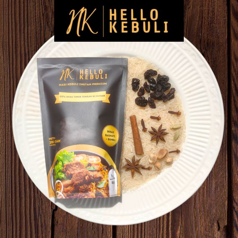 Jual Nasi Kebuli Instan Premium Hello Kebuli 280 gram | Shopee Indonesia
