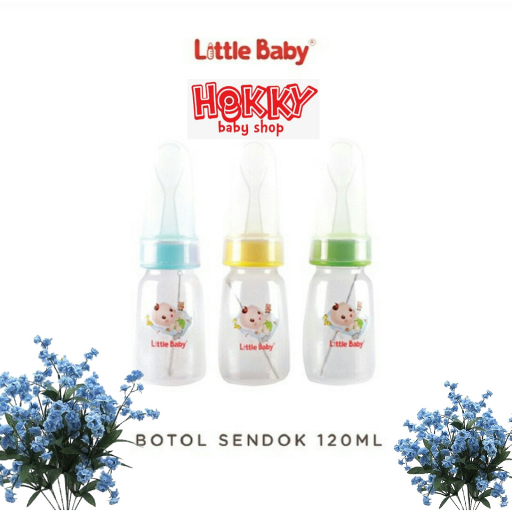 Jual Little Baby Botol Sendok Bubur bayi 120ml | Shopee Indonesia