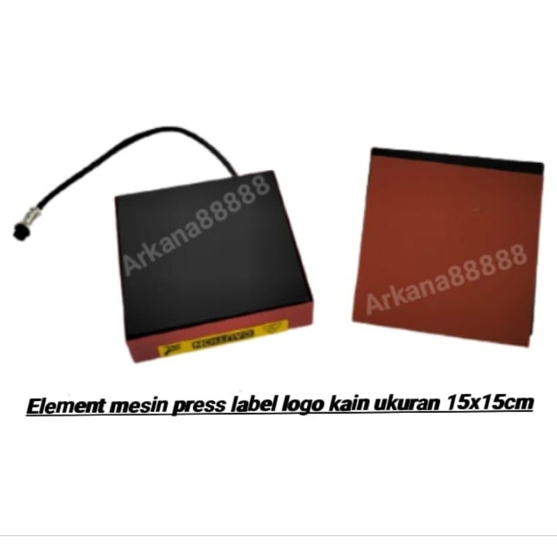 Jual element mesin press label logo kain ukuran 15x15cm | Shopee Indonesia