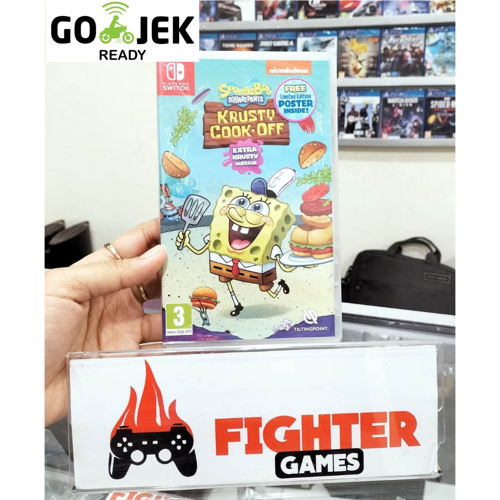 Jual [JOGJA] Spongebob Squarepants Krusty Cook Off Kaset Nintendo ...