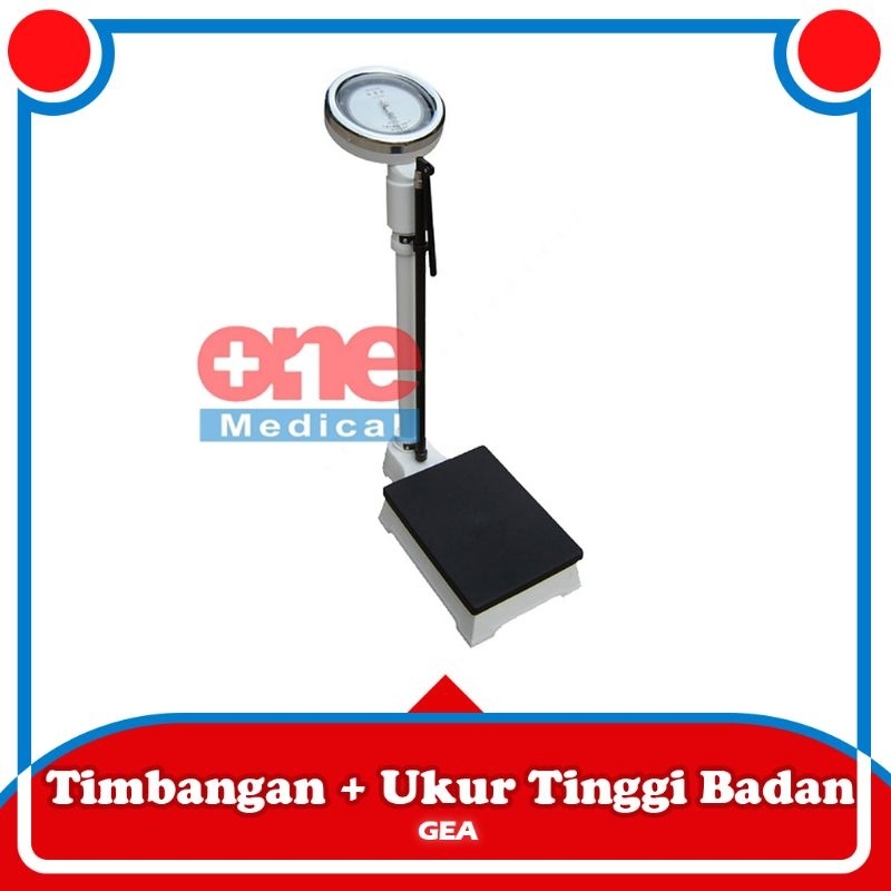 Jual Timbangan Badan + Pengukur Tinggi Badan GEA SMIC Untuk Puskesmas ...