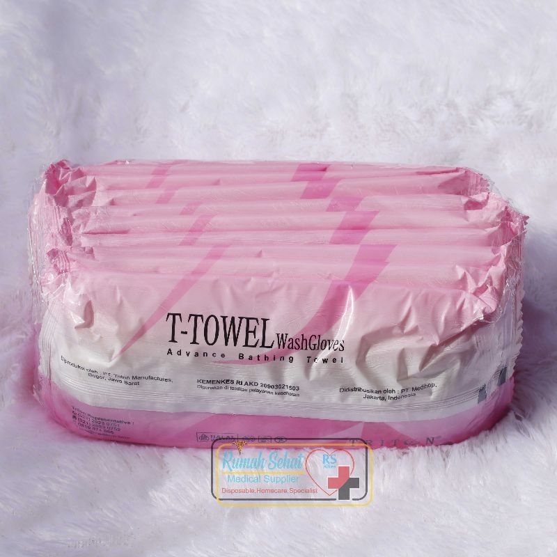 Jual Tissu mandi sekali pakai Tissu mandi sarung tangan Towel Wash ...