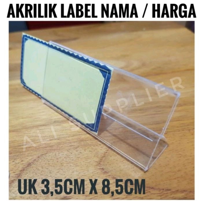 Jual LABEL NAMA MEJA AKRILIK / LABEL HARGA DIMEJA / PRICE TAG LABEL ... Jual LABEL NAMA MEJA AKRILIK / LABEL HARGA DIMEJA / PRICE TAG LABEL ...