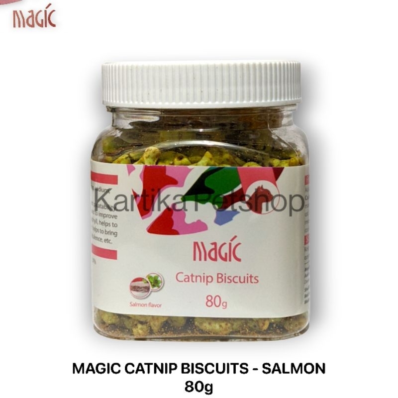 Jual MAGIC CATNIP BISCUITS - SALMON. SNACK BISKUIT KUCING DEWASA ...