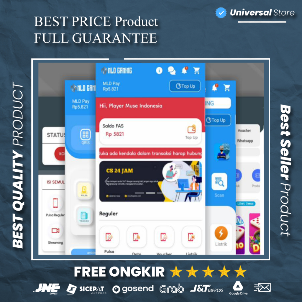 Jual Source Code Web Script Buka Olshop Beranda UI Modern Online Shop ...