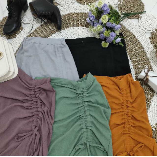 Jual RokWanita Kerut Casual Skrit Murah | Shopee Indonesia
