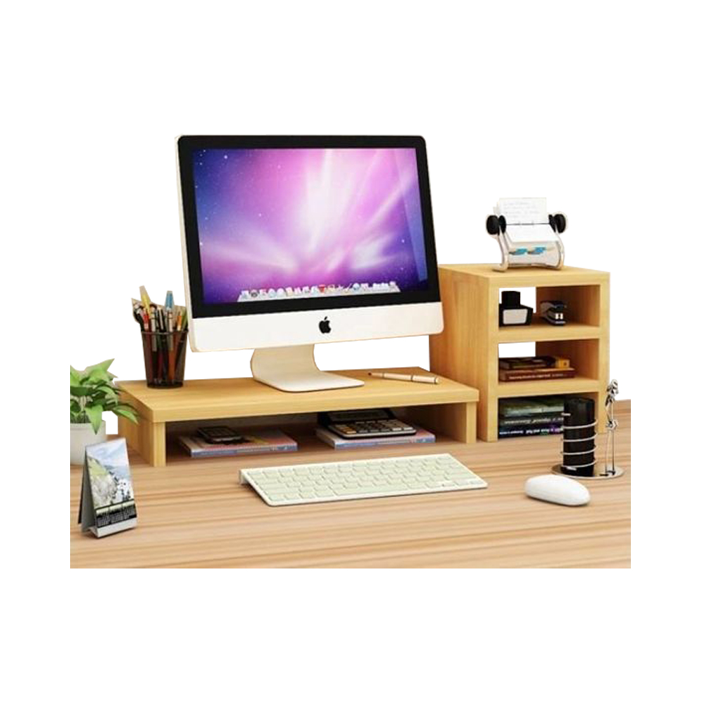 Jual Meja Kayu untuk Monitor dengan Desain Modern | Shopee Indonesia
