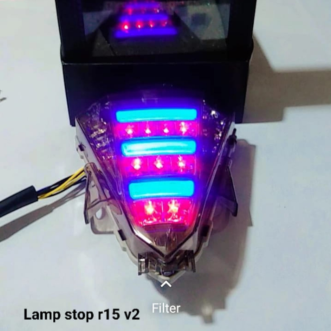 Jual Stoplamp Led 3 in 1 Yamaha R15 V2 - Lampu stop led 3 in 1 R15 V2 ...