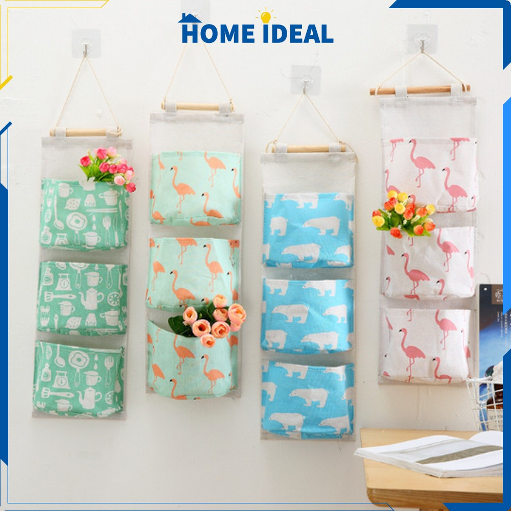 Jual Pouch Gantung 3 Sekat Karakter Serbaguna Bahan Kain Kanvas Motif ...