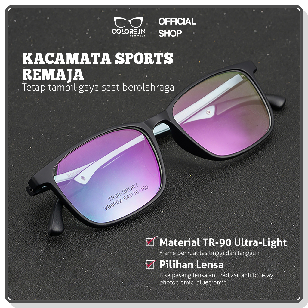 Jual Colore.in Kacamata Anti Radiasi Lensa Minus Anti Blueray ...