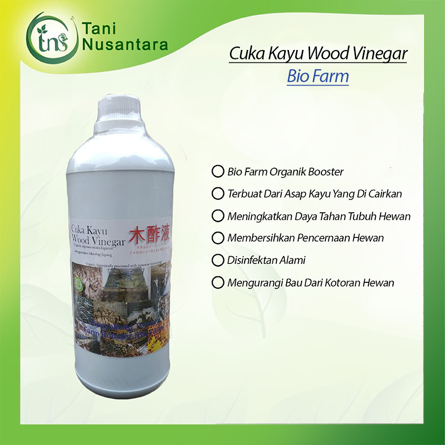 Jual Cuka Kayu Bio Farm Booster Wood Vinegar - Vitamnin Ternak Anti Bau ...