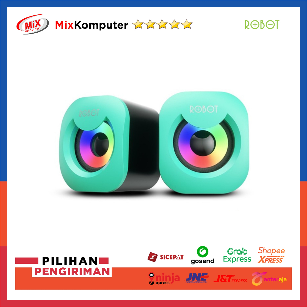 Jual Speaker ROBOT RS180 Multimedia USB Speaker / Speaker Music Mini ...