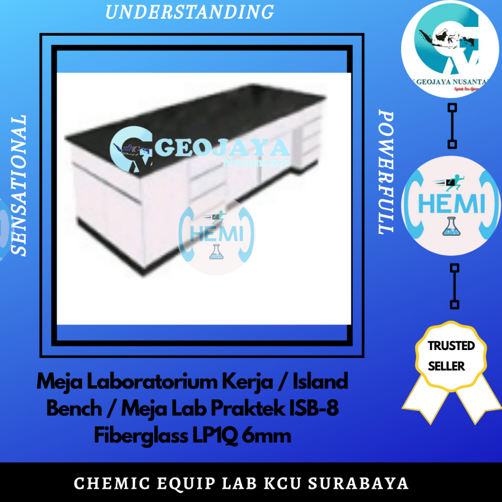 Jual Meja Laboratorium Kerja / Island Bench / Meja Lab Praktek ISB-8 ...