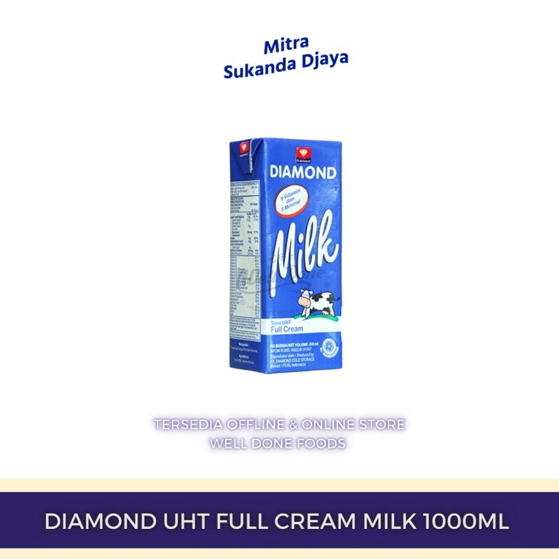 Jual Diamond UHT Full Cream 1 Liter | Shopee Indonesia