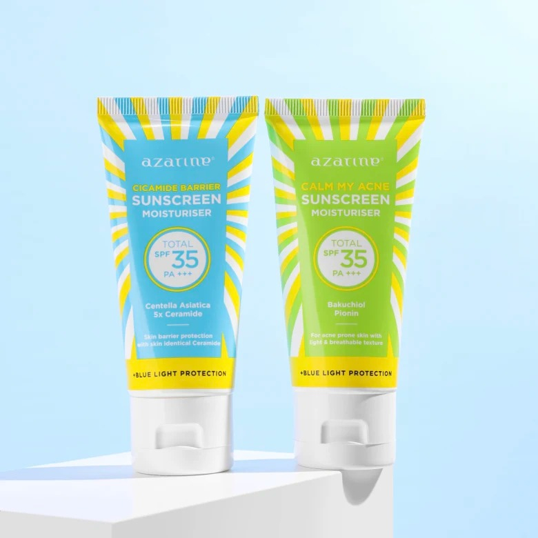 Jual AZARINE Sunscreen Moisturizer Total SPF 35 PA+++ | Shopee Indonesia