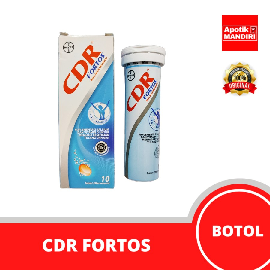 Jual CDR FORTOS SUPLEMEN KALSIUM ISI 10 TABLET | Shopee Indonesia