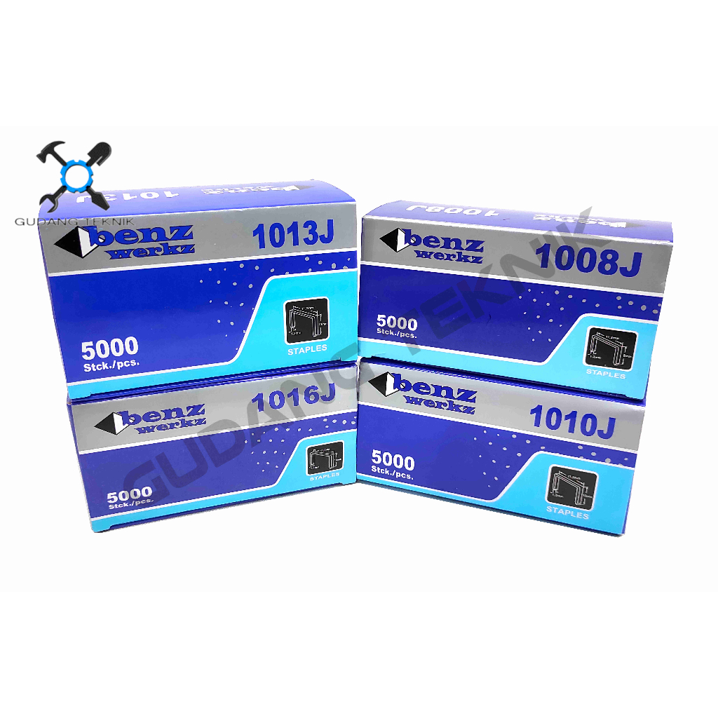 Jual Isi Staples Paku Tembak 1006J 1008J 1010J 1013J 1016J U 5000pcs ...