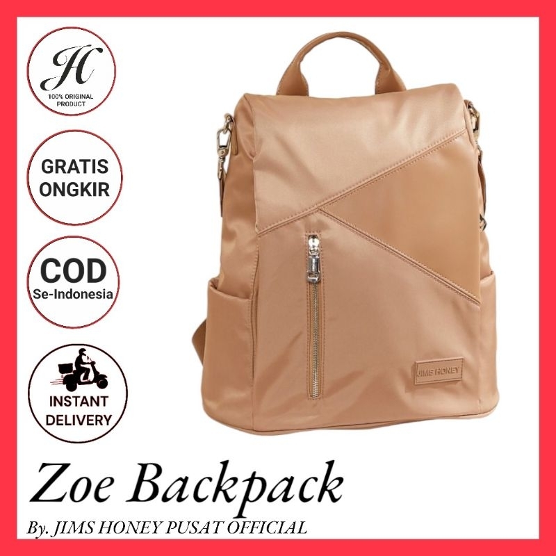 Jual Tas Ransel Jims Honey Zoe Backpack Bag 2in1 Original Jimshoney ...