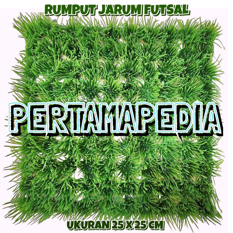Jual RUMPUT HIJAU 25X25CM/ Rumput Plastik/ Daun Rambat Plastik/ Bunga ...
