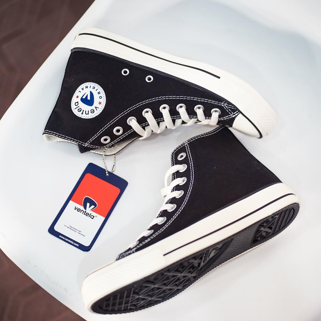 Jual VENTELA ETHNIC BLACK NATURAL HIGH ORIGINAL | Shopee Indonesia