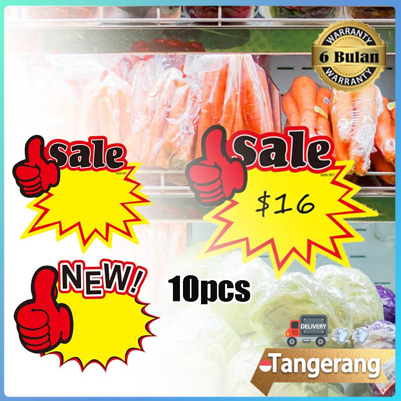 Jual 10pcs/50pcs Kertas Penjepit Harga Tulisan Kertas Harga Promo Kartu ...