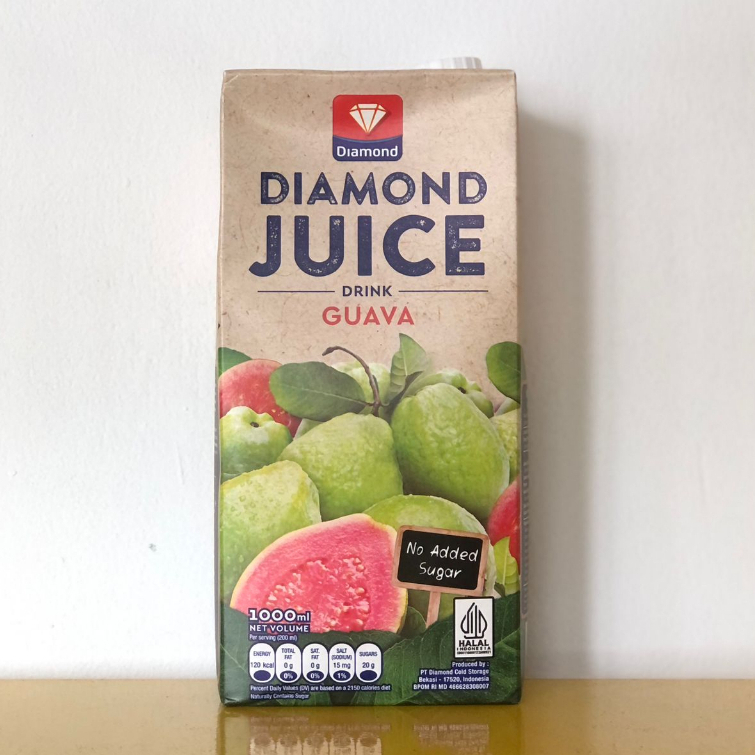 Jual DIAMOND JUICE UHT GUAVA 1 LITER | DIAMOND JUS JAMBU 1 L | Shopee ...