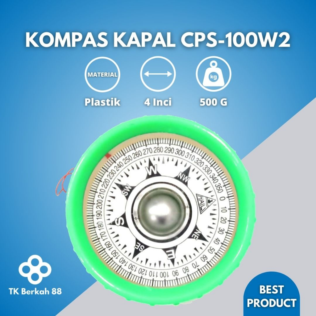 Jual Kompas Kapal/Kompas Plastik/Kompas Nelayan Size 4 Inci (CPS-100W2) | Shopee Indonesia