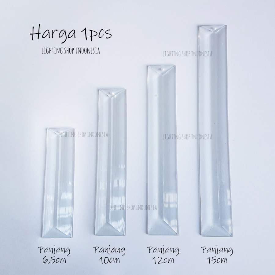 Jual Kaca crystal panjang kristal untuk lampu gantung | Shopee Indonesia