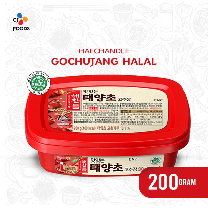 Jual Haechandle Saus Gochujang Halal MUI / Pasta Cabai Korea 200 Gram ...
