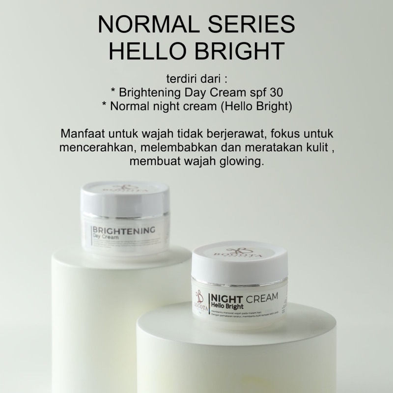 Jual [DIST. RESMI] (NORMAL SERIES) HELLO BRIGHT BOGOTA BEAUTY | Shopee ...