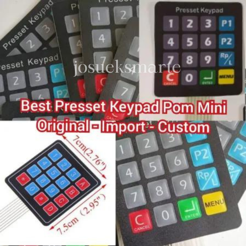 Jual ORIGINAL KEYPAD 4X4 MATRIX ARRAY 16 KEY MEMBRANE MEMBRAN SWITCH ... Jual ORIGINAL KEYPAD 4X4 MATRIX ARRAY 16 KEY MEMBRANE MEMBRAN SWITCH ...
