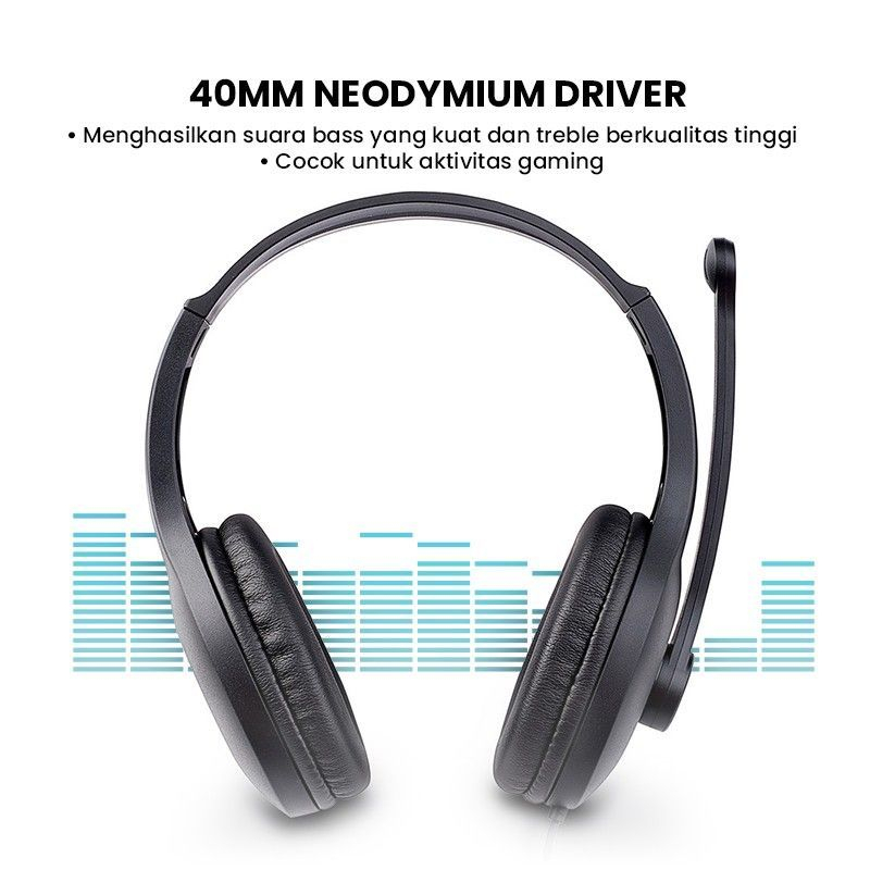 Jual Edifier K800 Headphone Communicator with Mic - BLACK - 1 Tahun ...