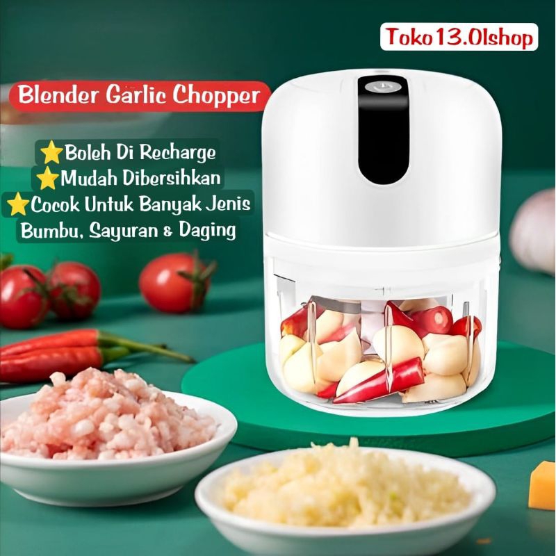 Jual Blender Portable mini USB Food Chopper/Food Processor USB ⭐ Toko13 ...