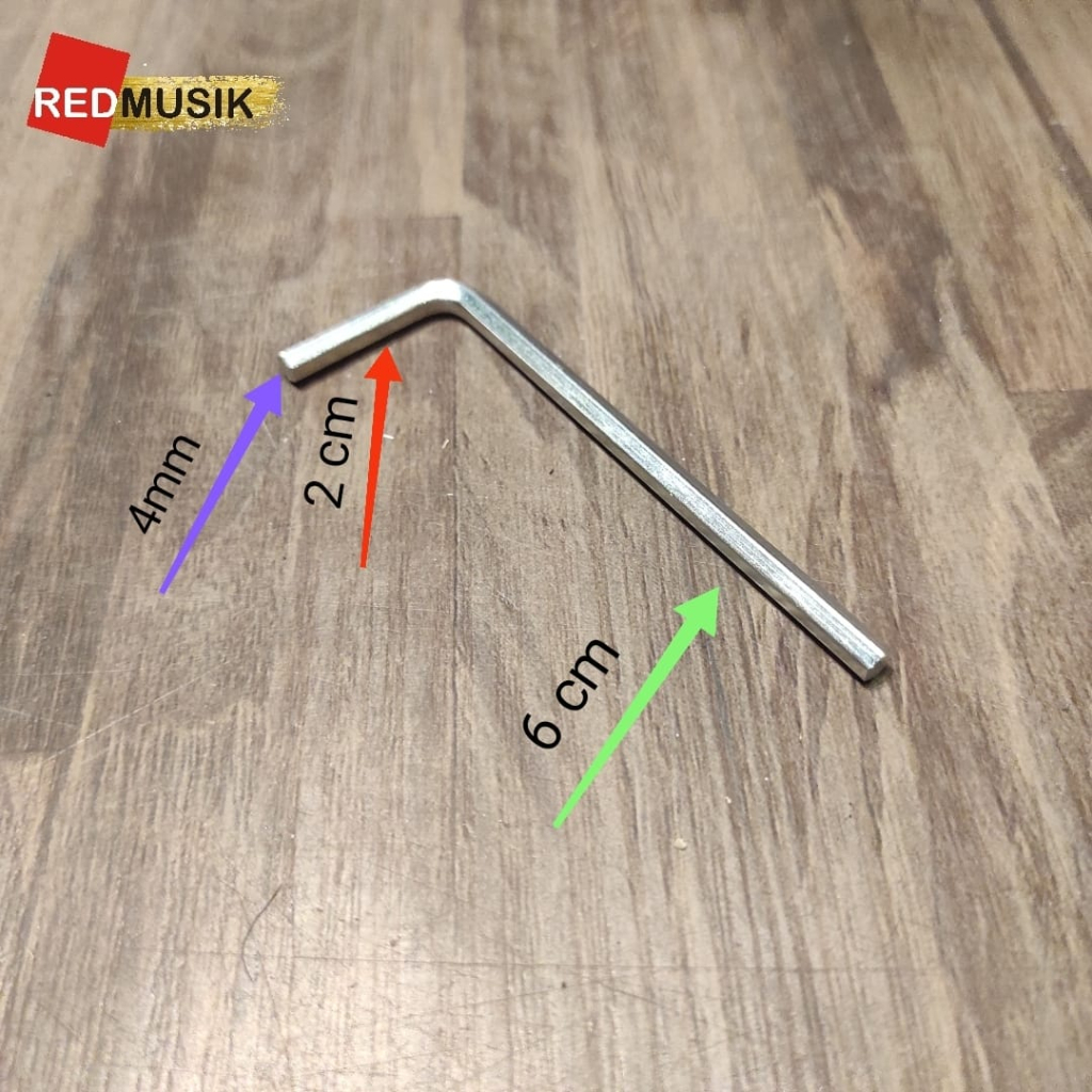 Jual Kunci L Besi Truss Rod Pelurus Neck Gitar Trussrod | Shopee Indonesia