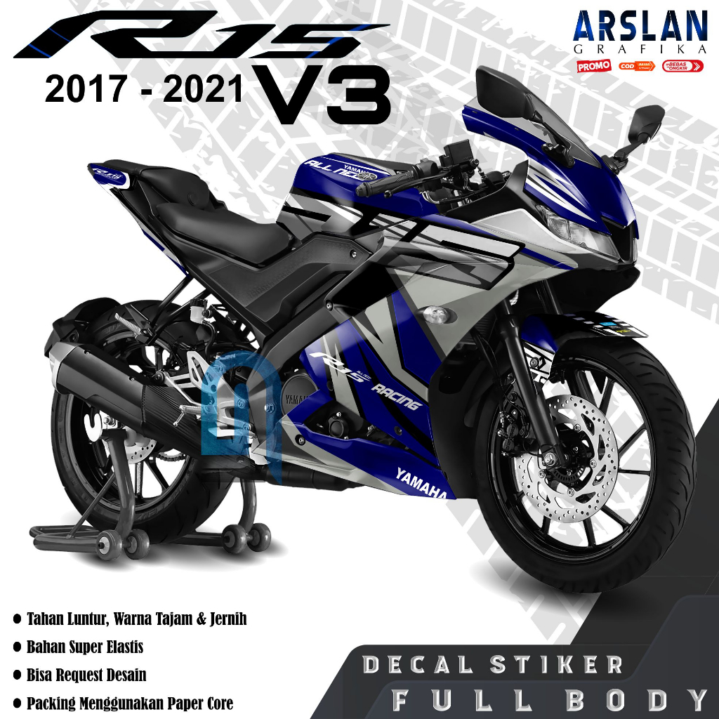 Jual BISA COD Decal R15 V3 Full Body Dekal R15 V3 Full Body Variasi ...