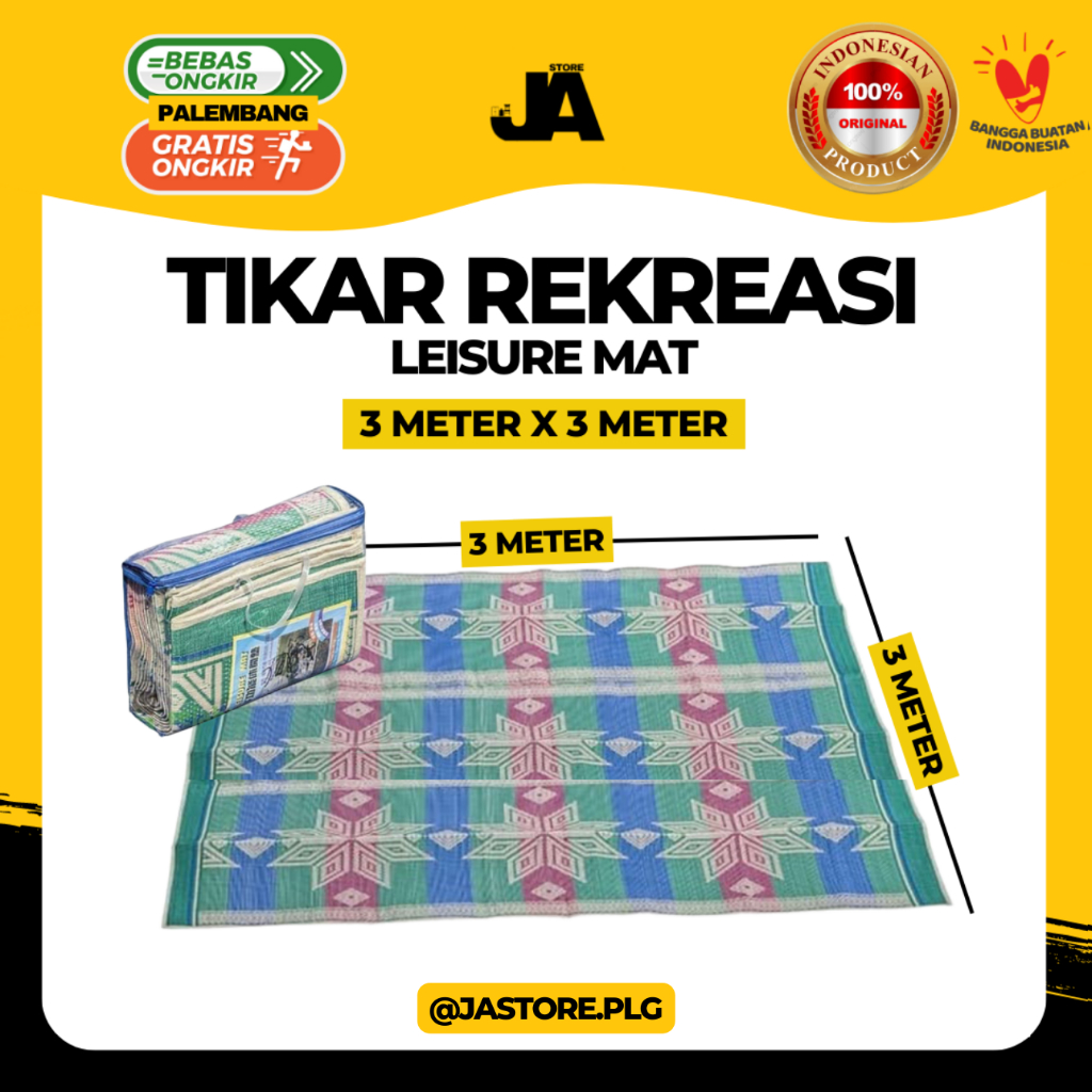 Jual Karpet Tikar Lipat Rekreasi Plastik (Leisure Mat) / Ukuran 3x3 ...
