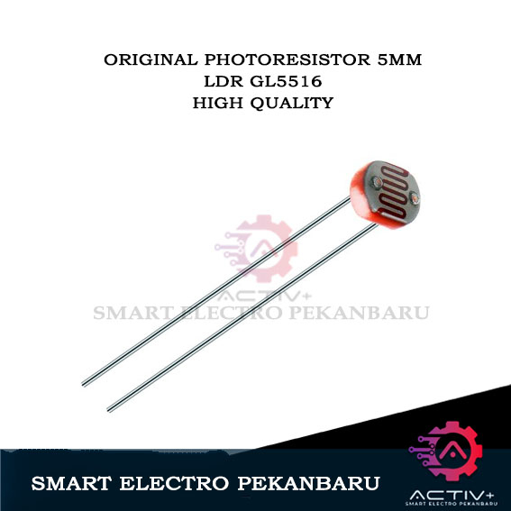 Jual ORIGINAL LDR 5MM GL5516 PHOTORESISTOR PHOTO RESISTOR GL 5516 ...