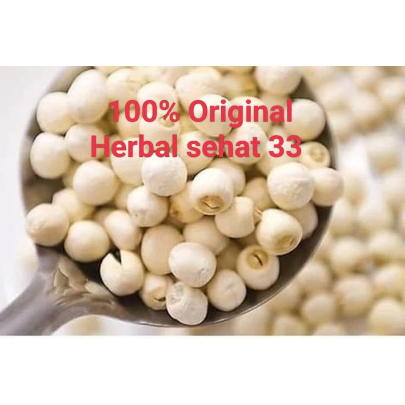Jual lotus seed / Lian zi / biji teratai 100gr | Shopee Indonesia