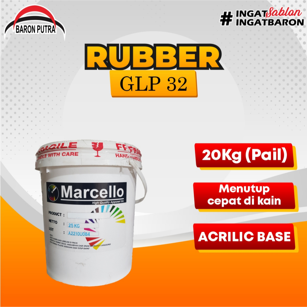 Jual RUBBER GL 32 PAIL (25KG) | Shopee Indonesia