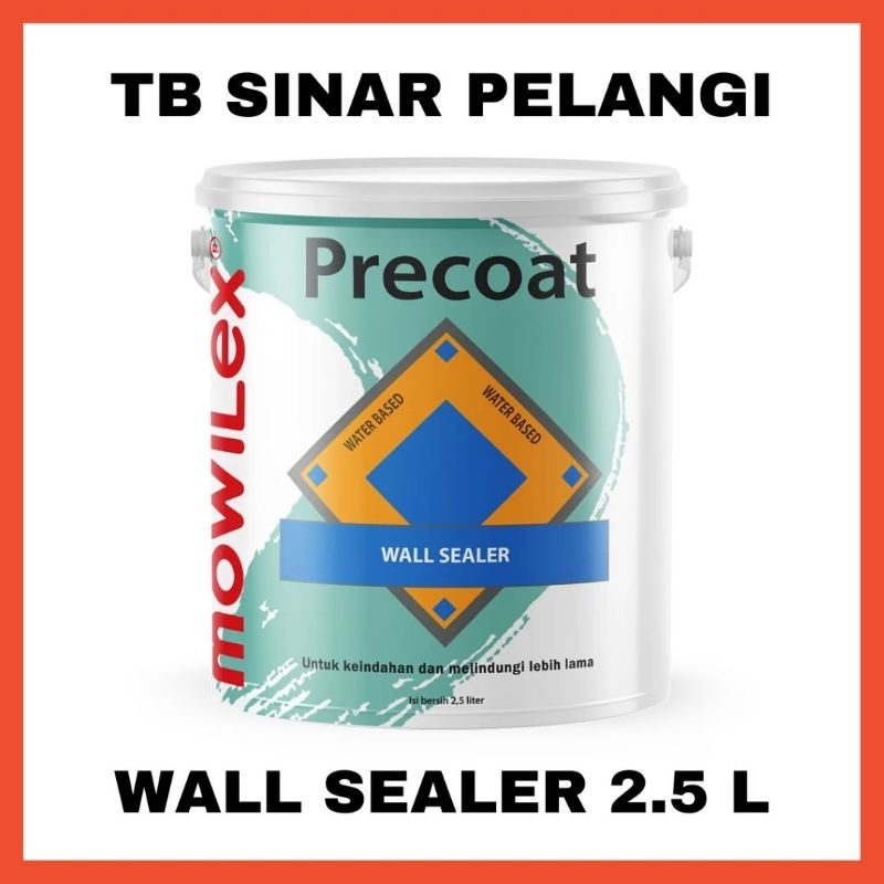 Jual MOWILEX Precoat Alkali Sealer Wall Sealer WSWB 2,5L Cat Tembok ...