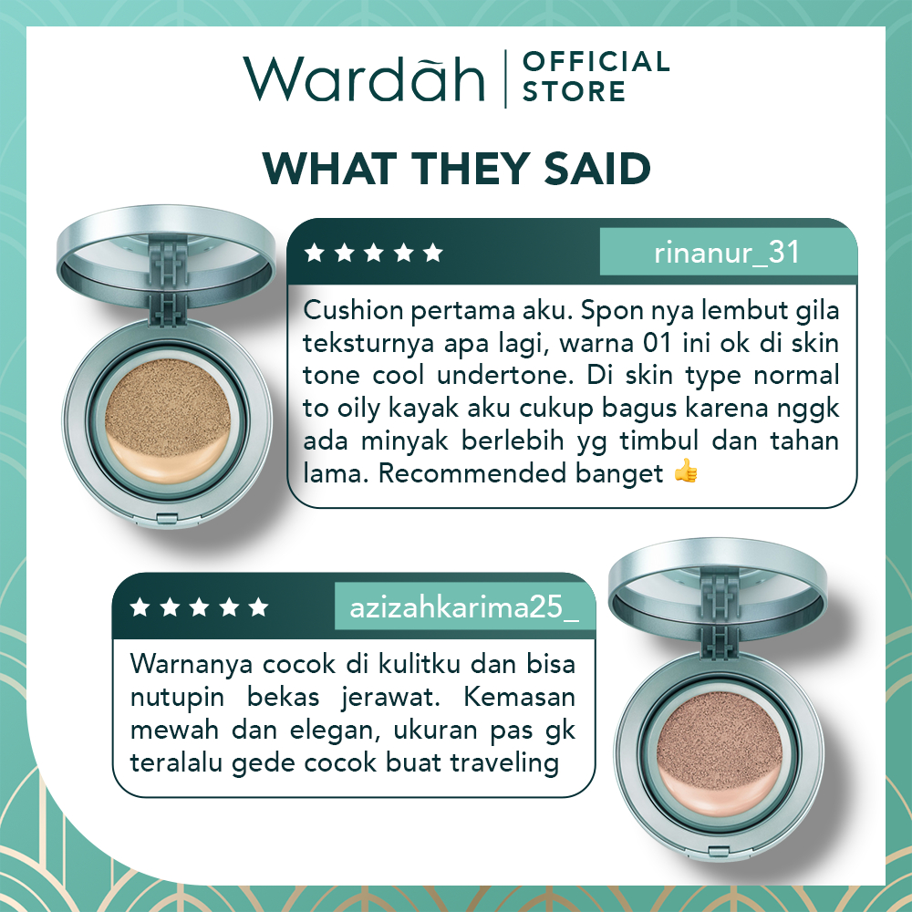 Jual WARDAH Exclusive Flawless Cover Cushion - Alas Bedak dengan Hasil ...