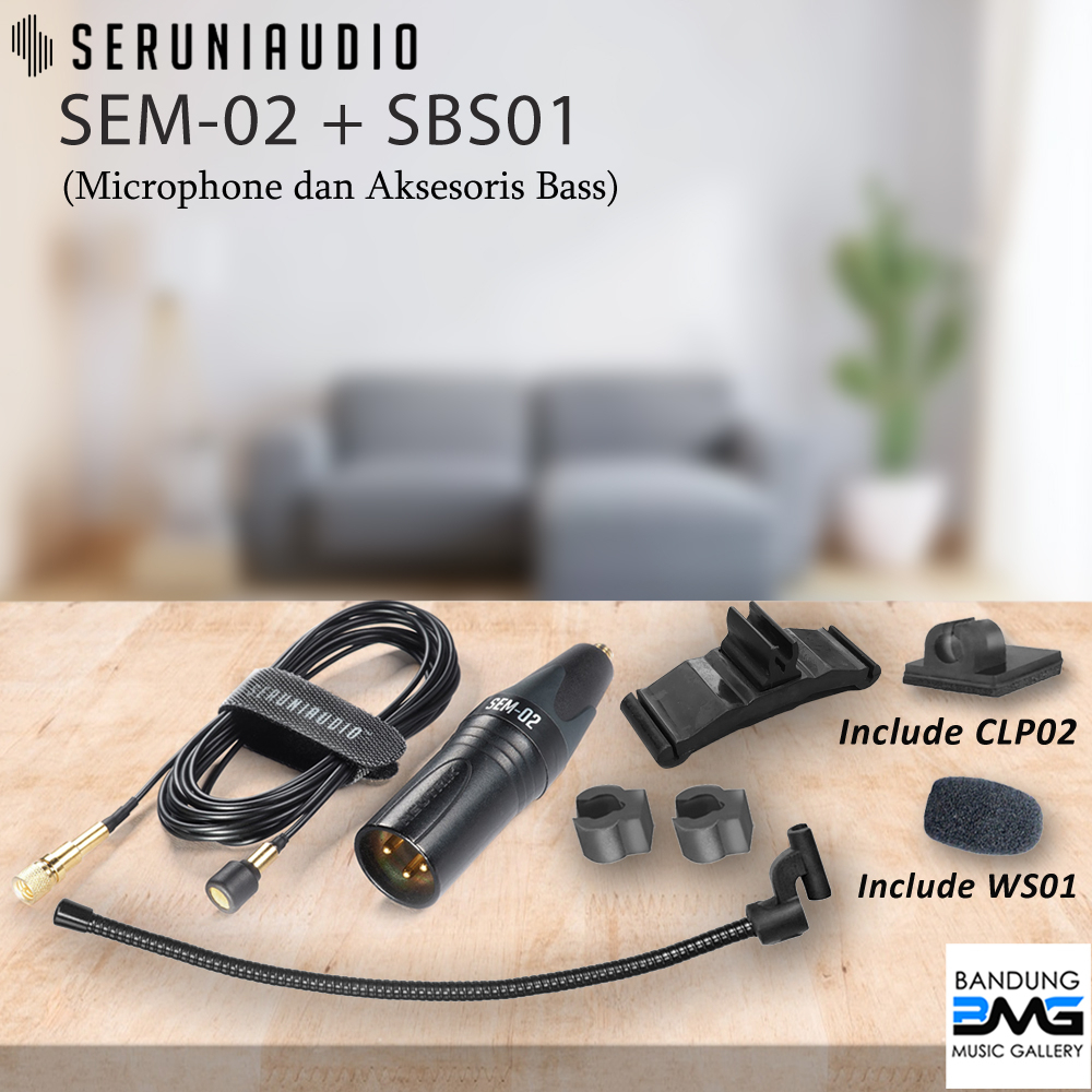 Jual Seruniaudio SEM02 Bundle SBS01 Microphone / Seruni SEM 02 SBS 01 ...