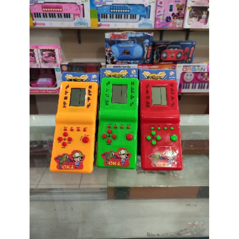 Jual Mainan Game Jadul Anak Brick Game 9999 In 1 Menggunakan Batre ...