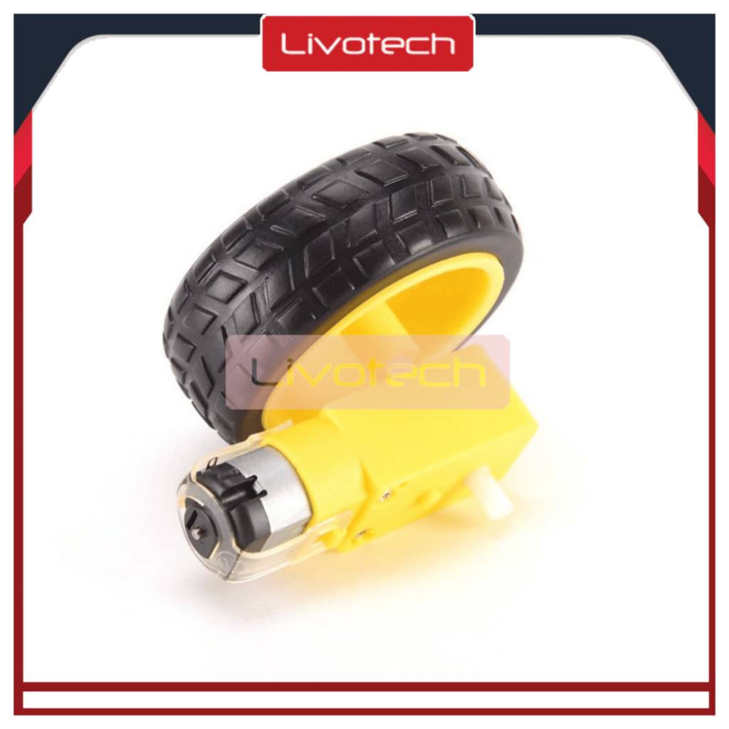 Jual Roda Motor DC Arduino Dual Axis Gear 3V 6V Wheel Dinamo Mobil ...