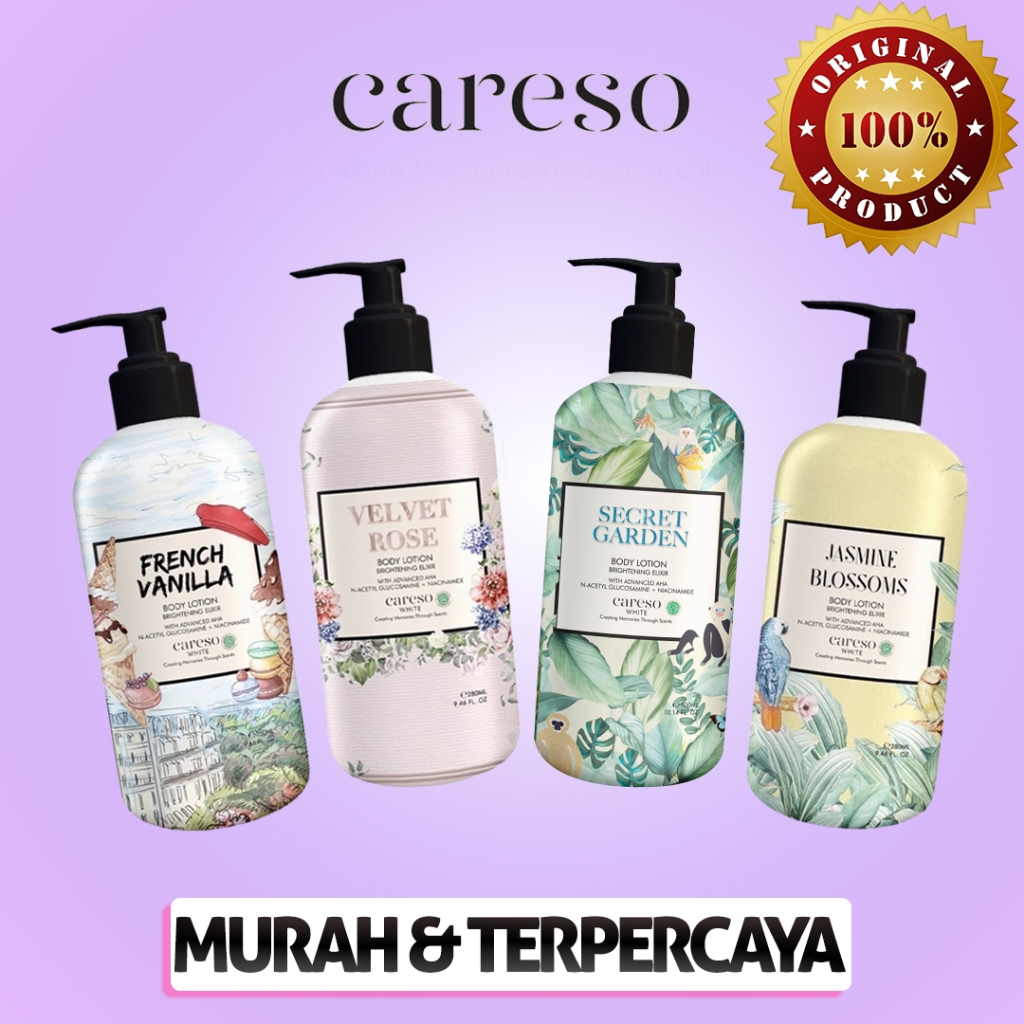 Jual Careso Body Lotion Series 280ml ( Frech Vanilla / Velvet Rose ...