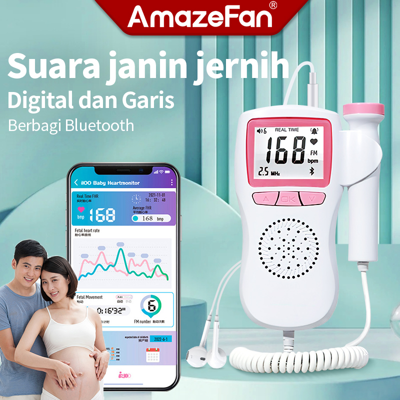 Jual AmazeFan Doppler Monitor Denyut Jantung Janin atau Alat Pemantau ...