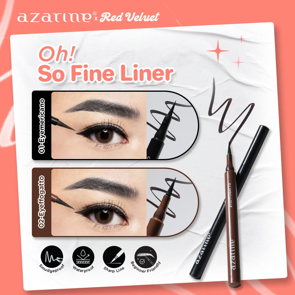 Jual [Azarine x Red Velvet] Oh! SO FINE LINER 1.5ml | Shopee Indonesia